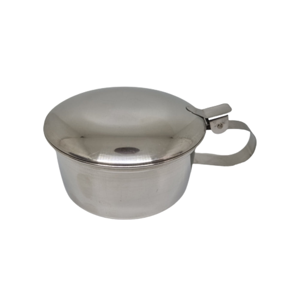 Sahyog Wellness Stainless Steel Slovia Spitting Mug with Lid Sputum Po