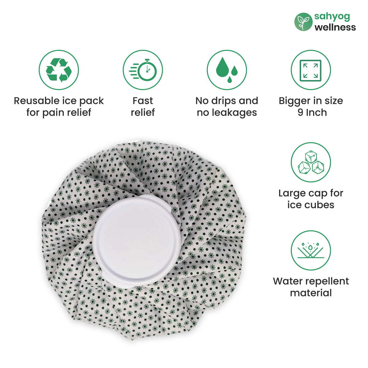 Sahyog Wellness Ice Bag Used for First Aid, Sports Injury, Pain Relief ...